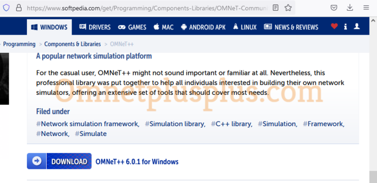 Step by Step Process to Download OMNeT++